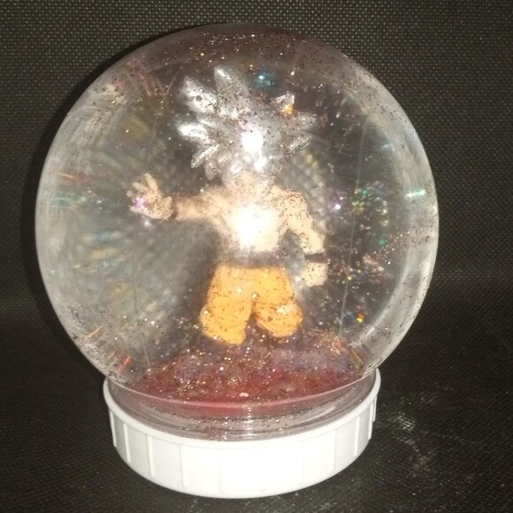 Accents | Handmade Dragon Ball Super Ultra Instinct Goku Snow Globe ...